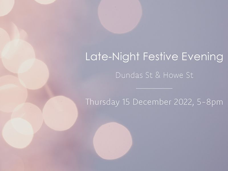 Late-Night Festive Evening, Edinburgh New Town | What's On Edinburgh