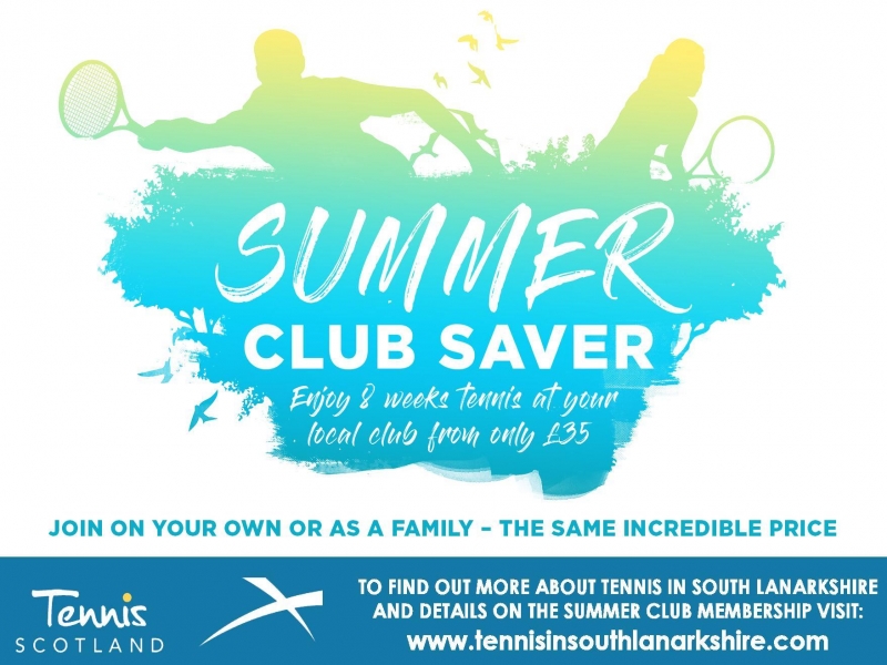 Summer Tennis Club Saver Scheme is served in South Lanarkshire | News ...