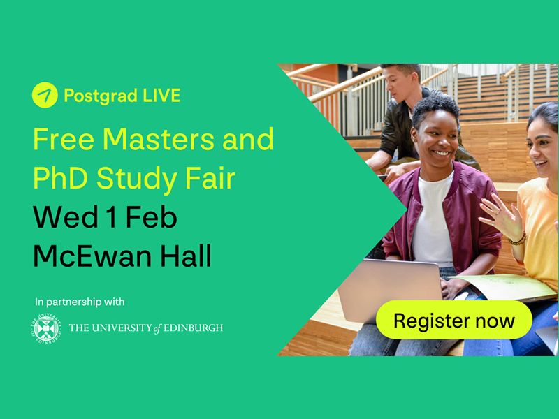 Postgrad LIVE Edinburgh at McEwan Hall, Edinburgh South | What's On ...