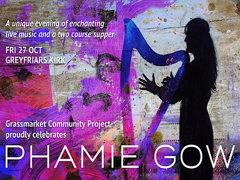 Phamie Gow live at Greyfriars Kirk at Grassmarket Community Project ...