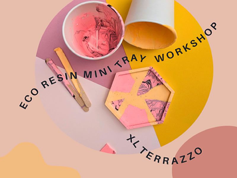 Eco Resin Mini Tray - XL Terrazzo - Craft Workshop at We Make Edinburgh ...