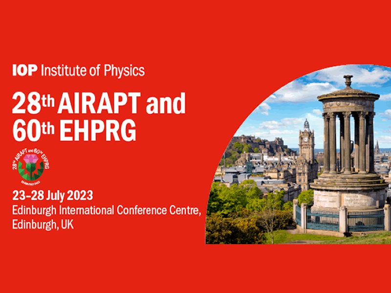 28th AIRAPT and 60th EHPRG at Edinburgh International Conference Centre ...