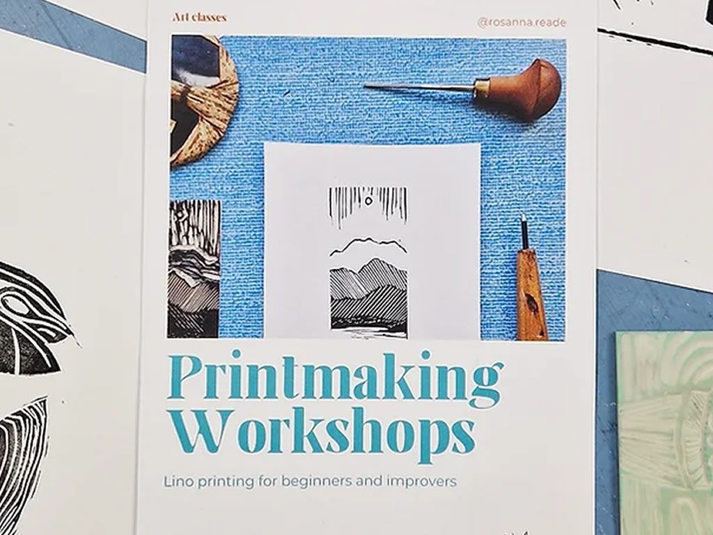 Lino Printing for Beginners Workshop at OOTB Abbeymount Studios ... Lino Printing for Beginners Workshop at OOTB Abbeymount Studios ...