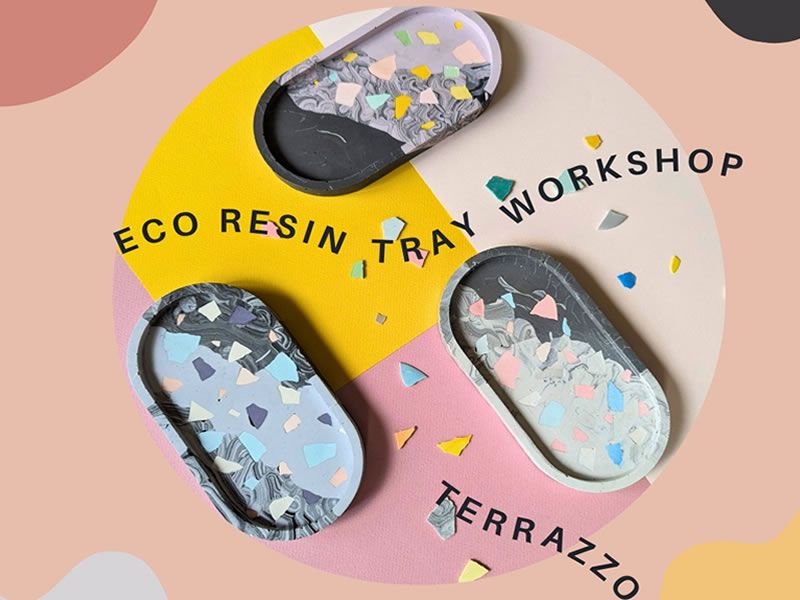 Online Eco Resin Tray Craft Workshop - Terrazzo, Online Event Edinburgh ...