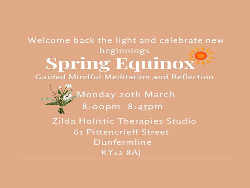 Spring Equinox Guided Mindful Meditation and Reflection, Dunfermline ...
