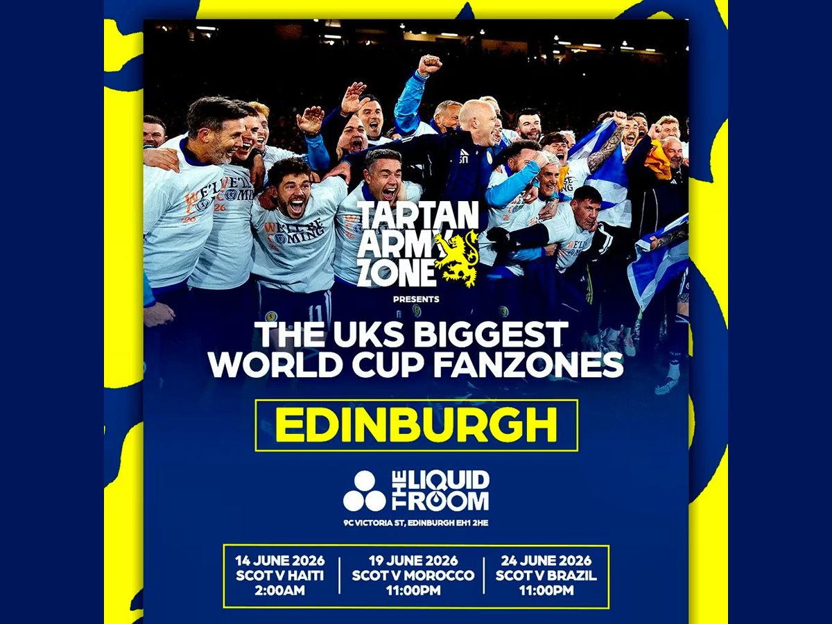 Tartan Army Zone at The Liquid Room, Edinburgh Old Town | What's On ...