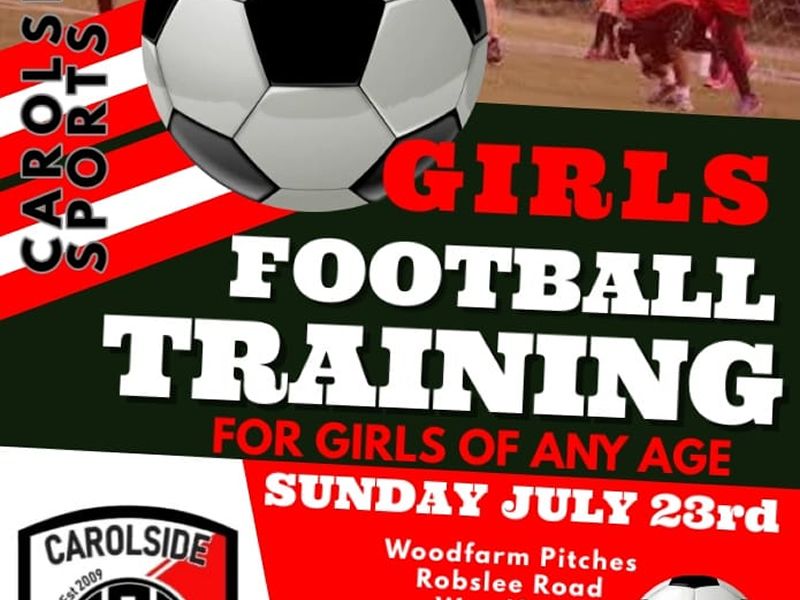 Carolside Girls Free Training Session at Woodfarm High School ...