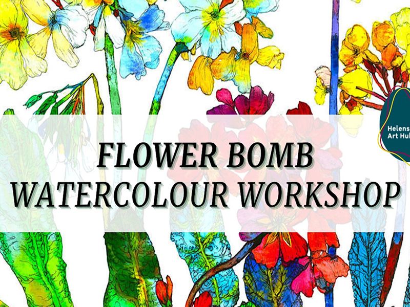 Watercolour Workshop: Flower Bomb at Front Room Gallery, Helensburgh ...