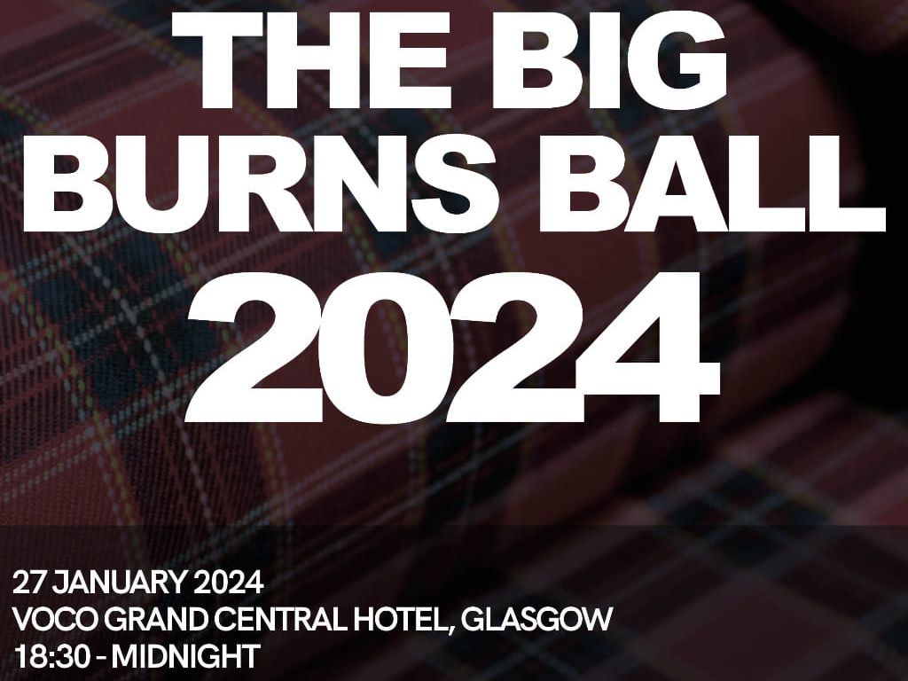 The Big Burns Ball at voco Grand Central Hotel, Glasgow City Centre ...