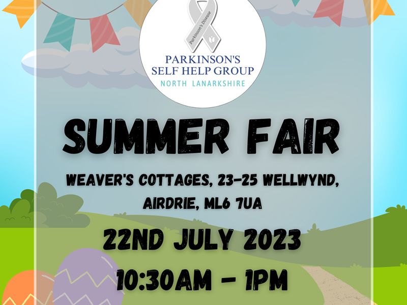 PSHG’s Summer Fair at Parkinsons Self Help Group (North Lanarkshire ...