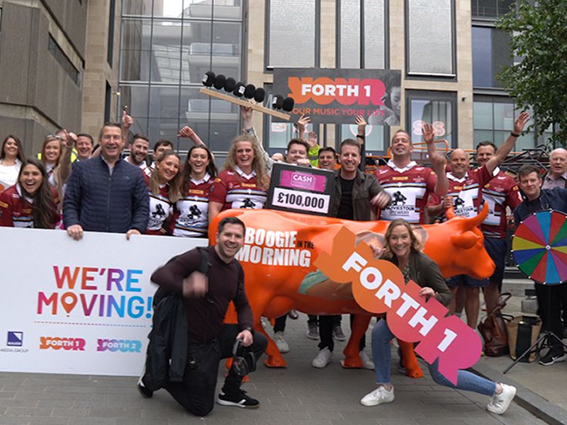 Forth 1 broadcasts first Live show from St James Quarter | News | What ...