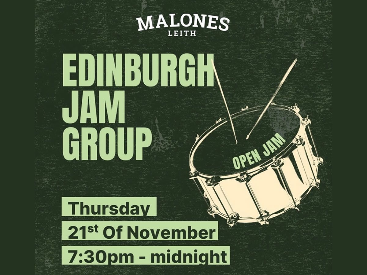 Open Jam at Malones Leith at Malones Leith, Leith | What's On Edinburgh